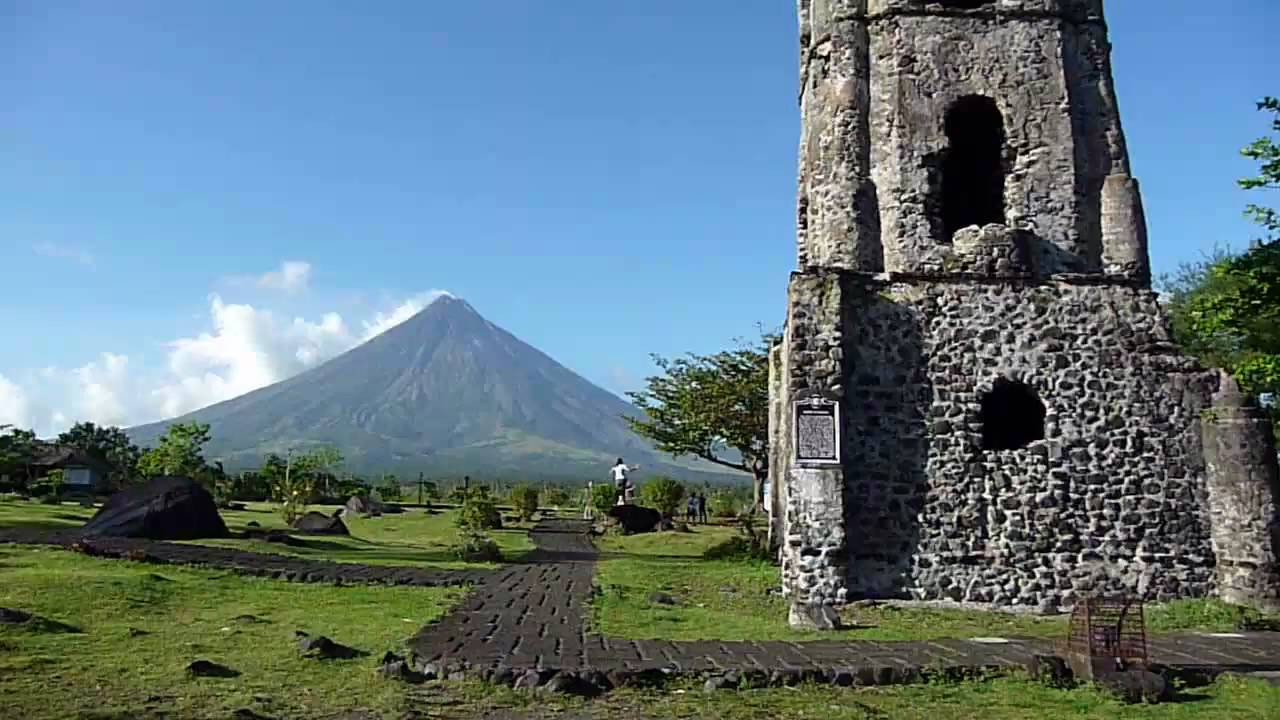 Cagsawa Ruins / Church of Cagsaua - Panasonic Lumix DMC-TZ5 - YouTube