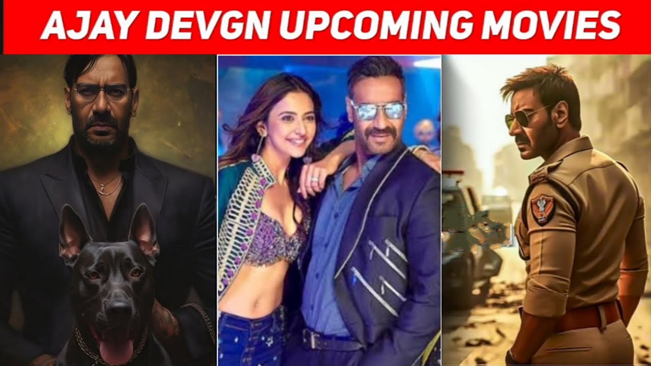 Top 05 Ajay Devgan Upcoming Movies List 2024 To 2025 - YouTube
