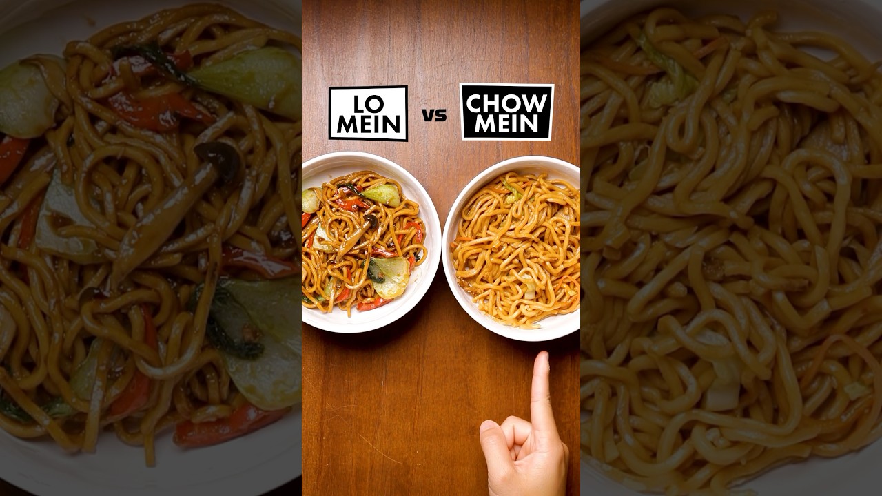 Difference Between Chow Mein And Chow Fun
