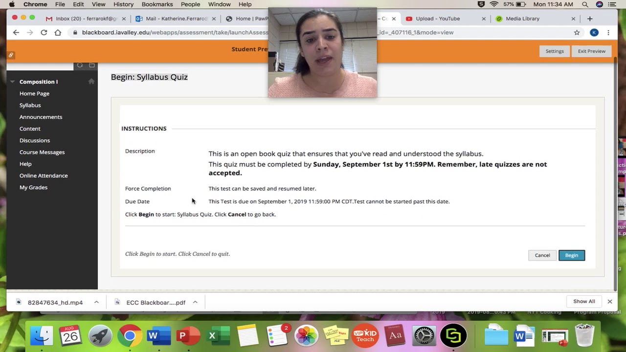 How to Take Online Quiz - YouTube