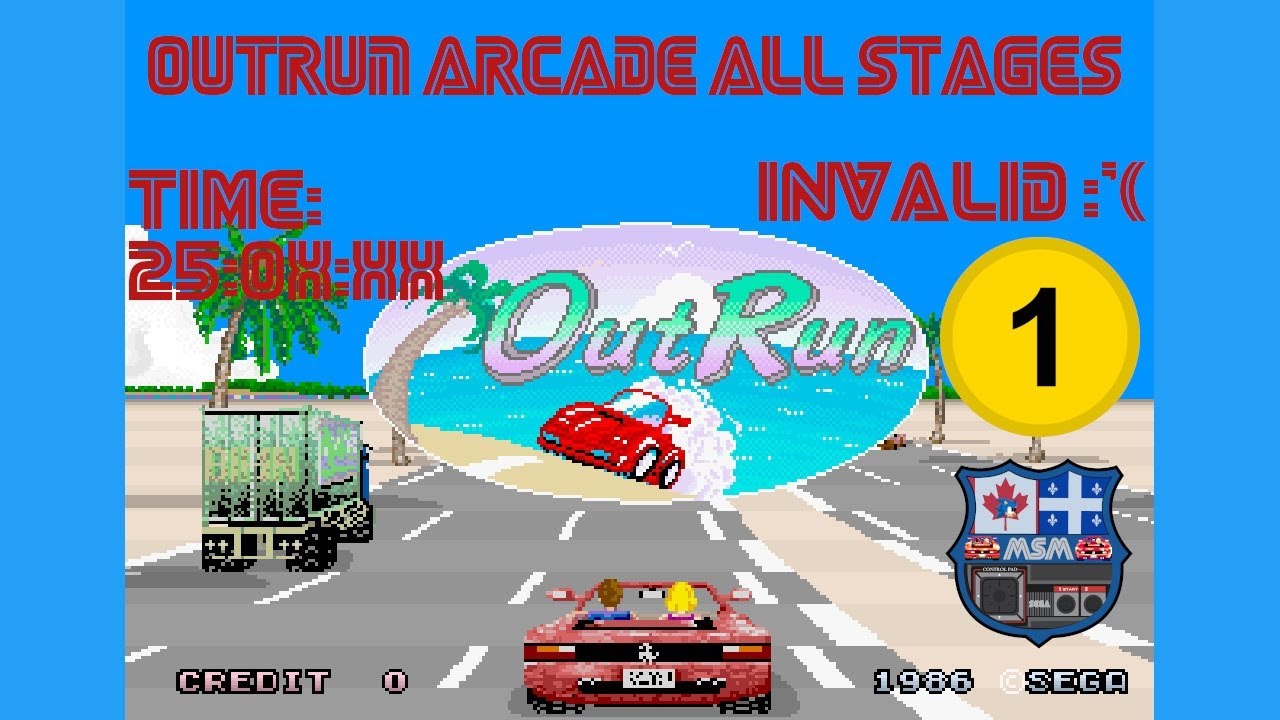 Always clear your hi-scores! My invalid OutRun Arcade All Stages 25'0X ...