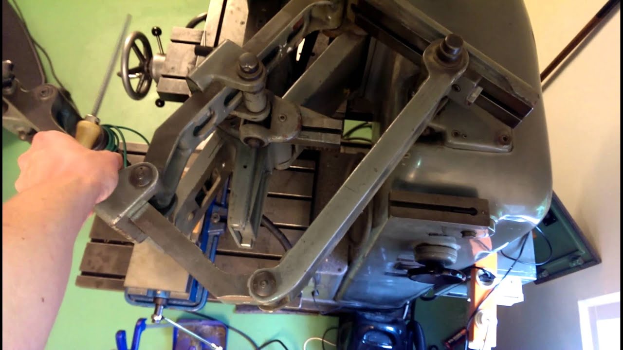 Deckel KF12 pantograph mechanism - YouTube