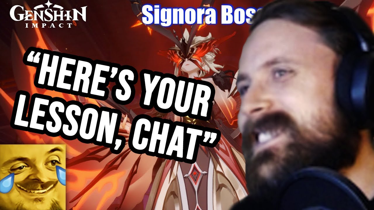 Forsen Reacts to Genshin Impact - Signora Boss Fight (Crimson Witch vs ...