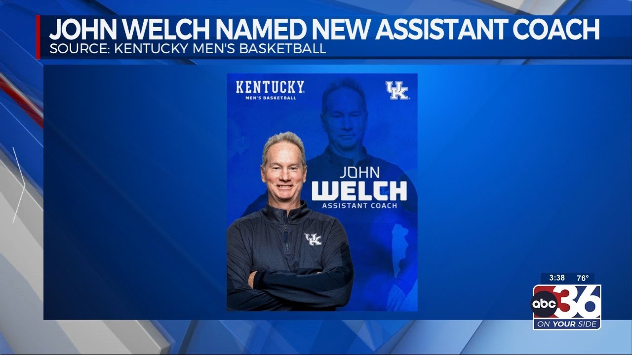John Welch named Kentucky assistant men's basketball coach - YouTube