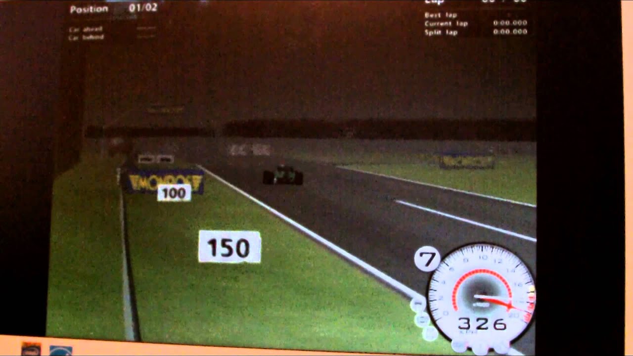 Race 07 - Monza F1 Car TV View High Speed Corner Test @ 318 Km/h by ...