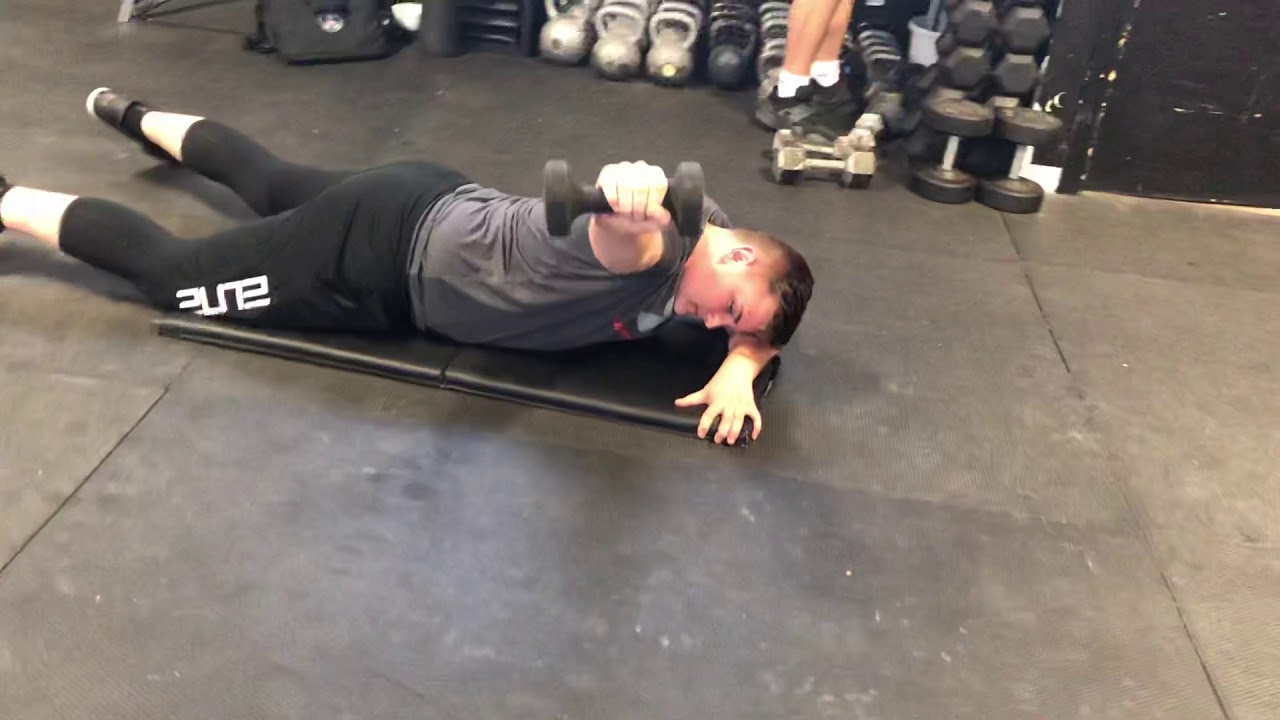 Horizontal Extension - Shoulder - Prone - YouTube