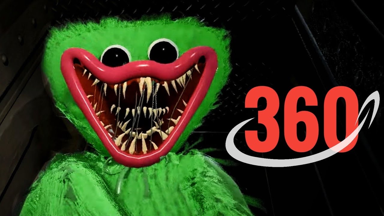 Poppy Playtime but with Huggy Wuggy as THE GRINCH • 360 VR - YouTube