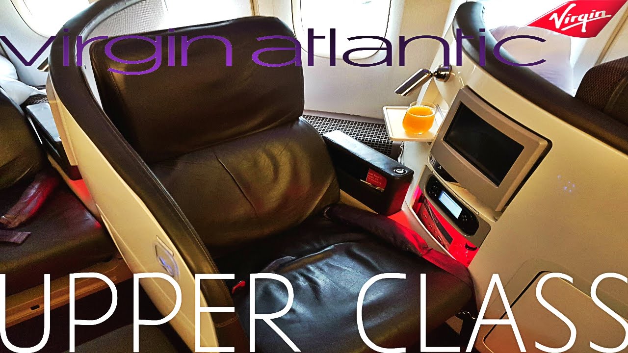 Virgin Atlantic UPPER CLASS London to Las Vegas - YouTube