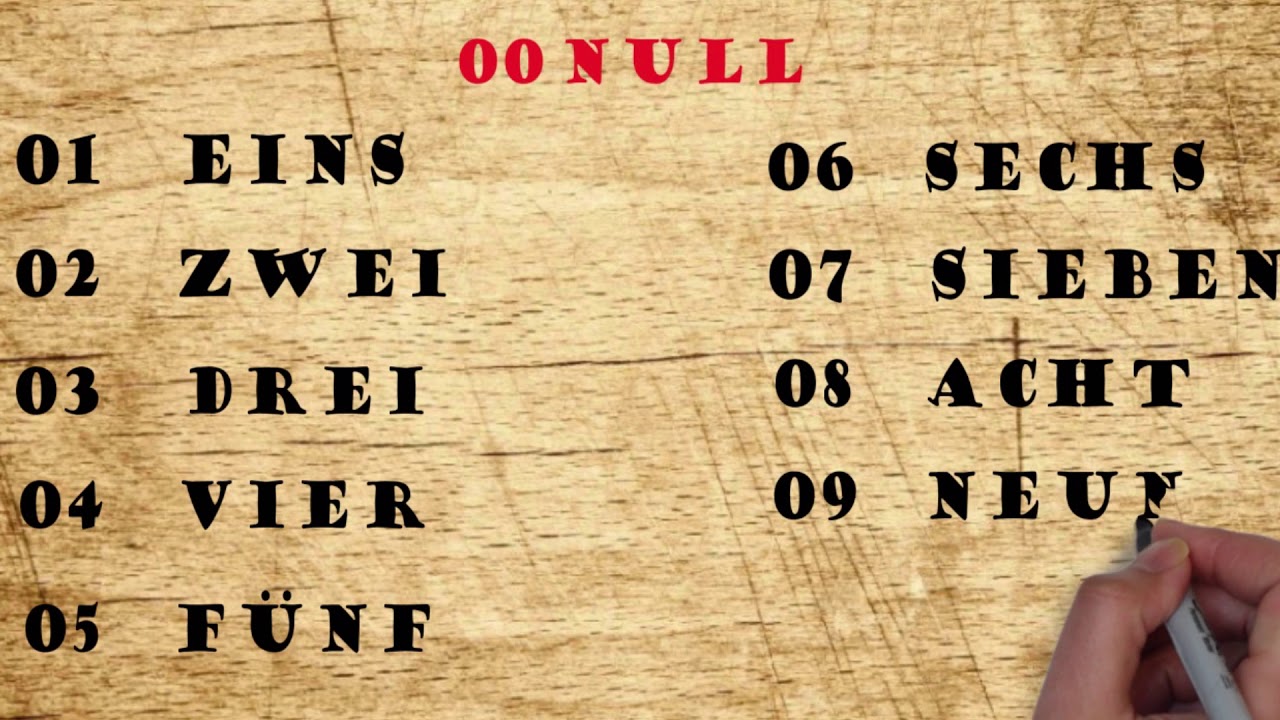 Learn Numbers From 1 To 20 In German Die Zahlen Numbers In German learn-numbers-from-1-to-20-in-german-die-zahlen-numbers-in-german