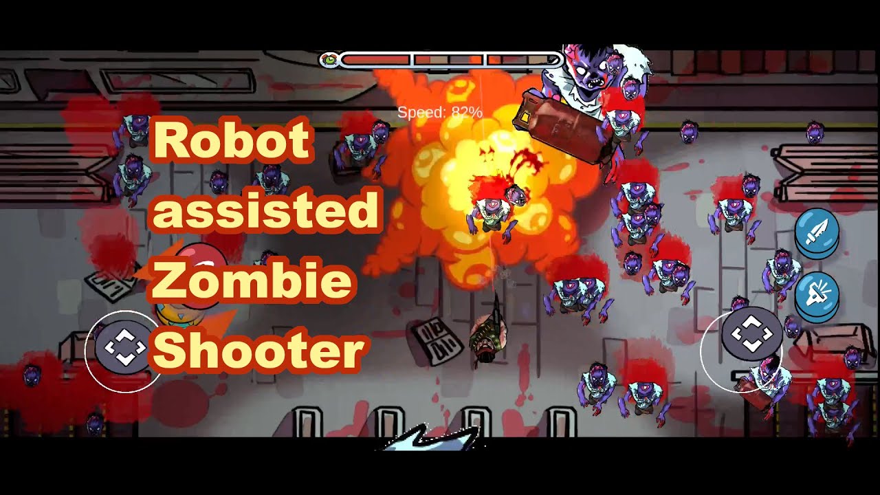 Devlog 9 - Progress on robot assisted zombie mayhem (mobile zombie shooter) #devlog #gaming ...