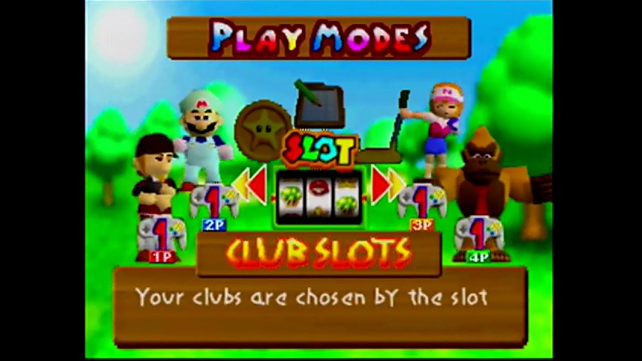 [Nintendo 64 Archive] Mario Golf - Character Showcase: Harry, Maple ...