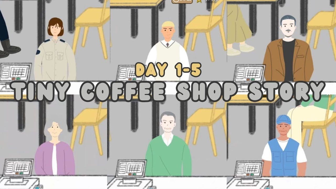 Tiny Coffee Shop Story | Day 1-5 - YouTube