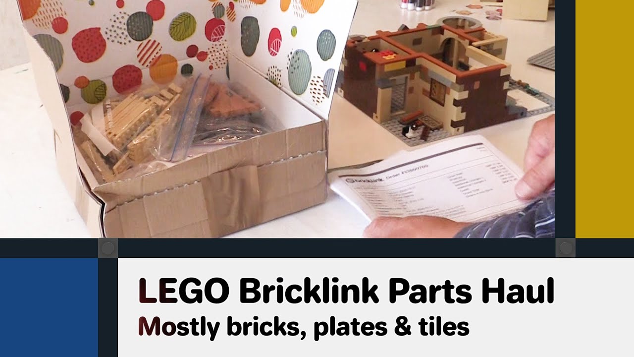 LEGO BrickLink Parts Haul - Mostly Bricks, Plates & Tiles - YouTube
