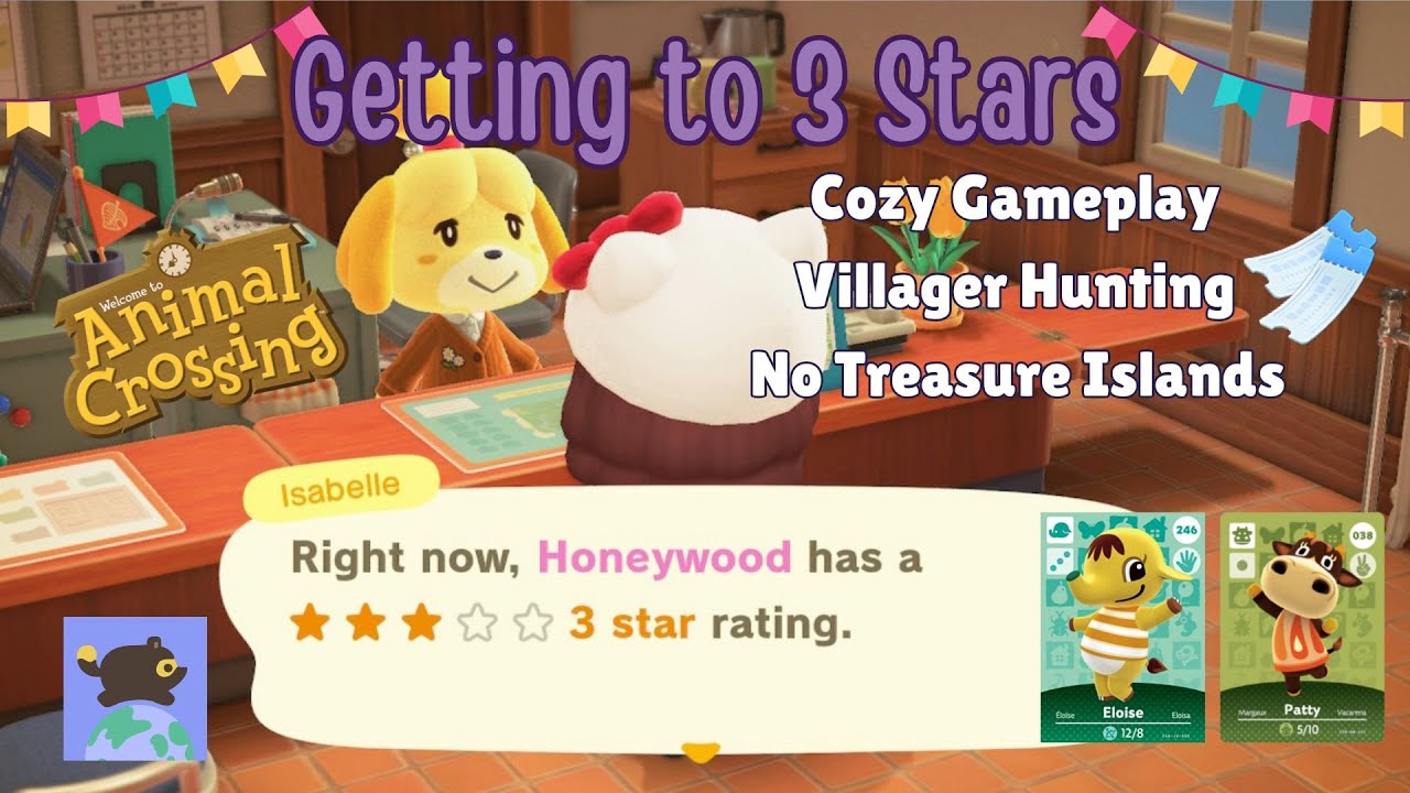 Getting to 3 Stars | Villager Hunting | No Nintendo Online | Animal ...