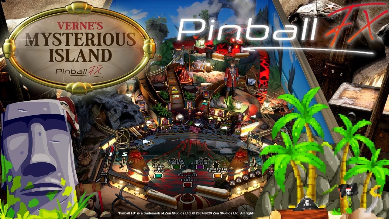 Pinball FX - Verne's Mysterious Island | Zen Original | Gameplay ...