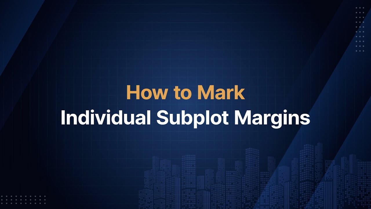 How to Draw Margins for Individual SubPlots | BuildNow - YouTube