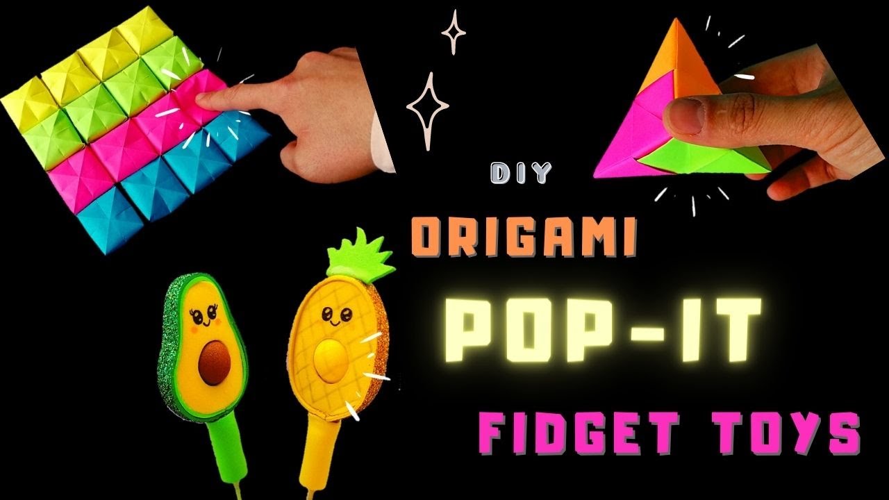 3 KENDİN YAP ÇOK KOLAY POP-İT FİDGET TOY 💥DIY Pop-it Fidgets / DIY ...