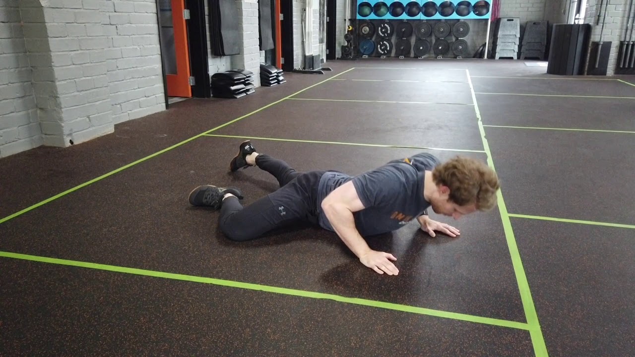 McKenzie Press Up Frog Version - YouTube