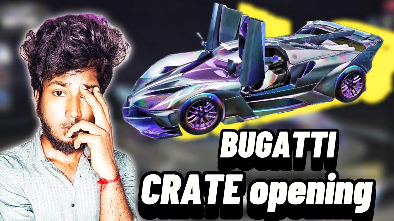BUGATTI CRATE OPENING | BGMI BUGATTI CAR SPIN #bugatticrateopening # ...