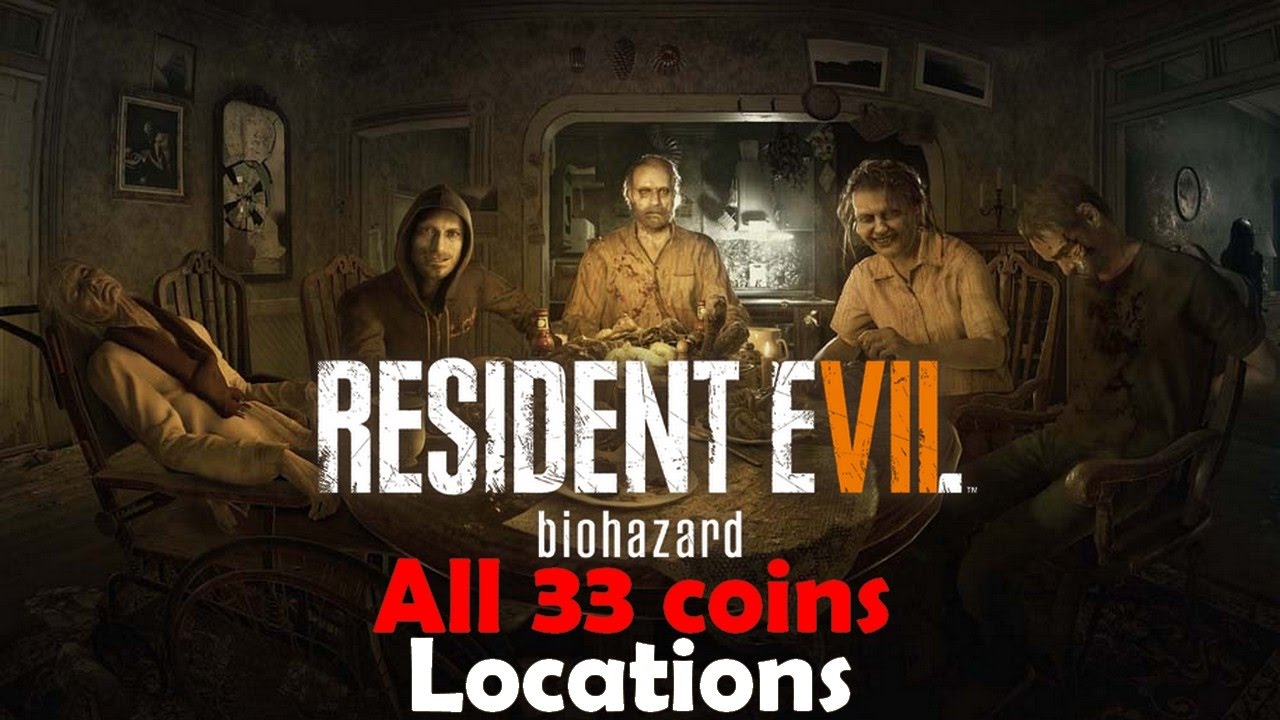 Resident Evil 7 Biohazard: All 33 Antique Coin Locations "Madhouse mode ...