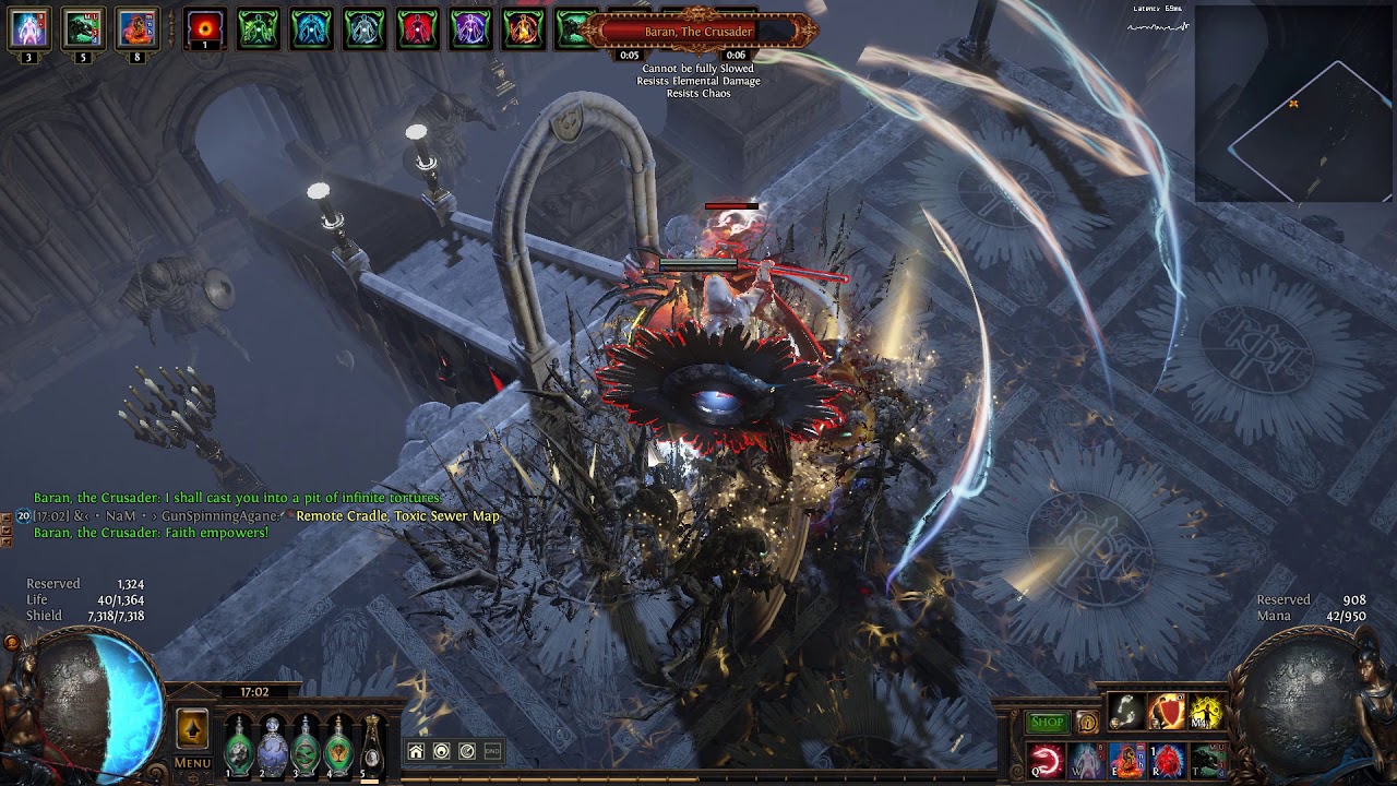 [3.11]Path of Exile Carrion Golem A8 Baran - YouTube