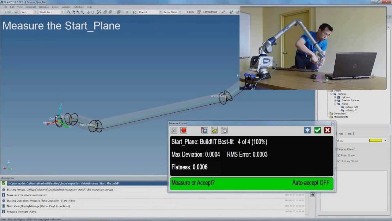 Tube inspection with Automate!IT in Build!IT 3.2.5 - YouTube