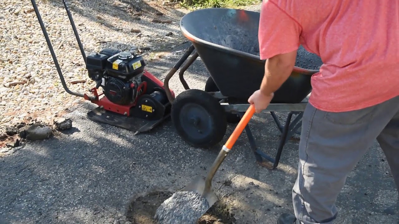 Pothole Bind(TM), Pothole Repair - Instructional Video (with Compaction ...