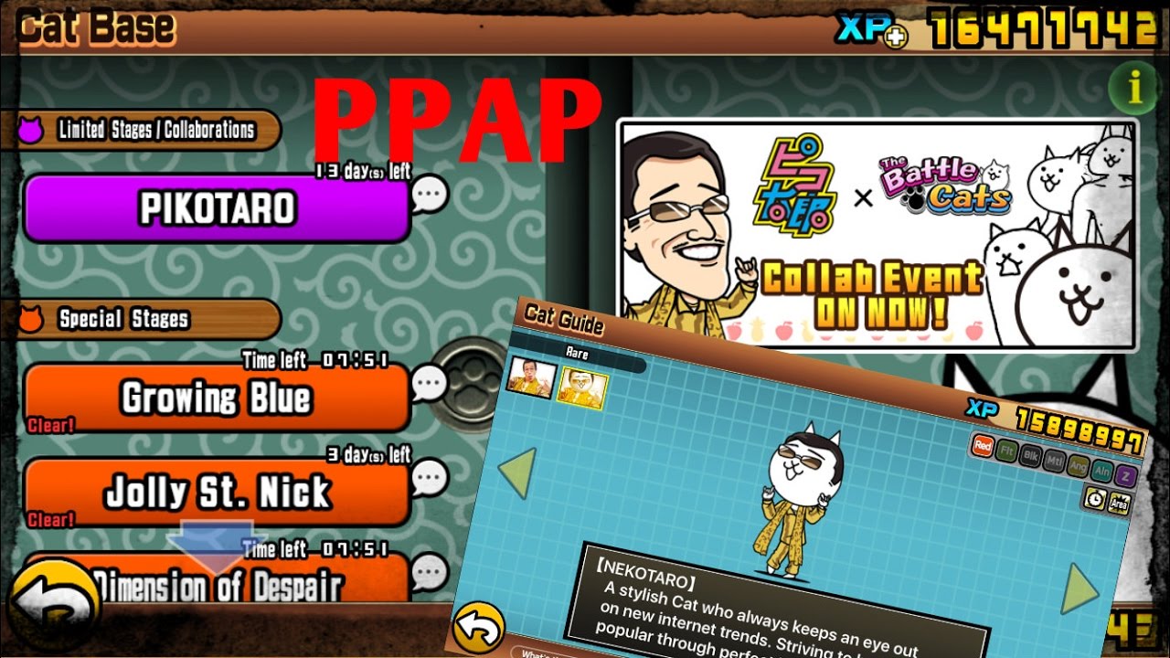 The Battle Cats- PPAP Collaboration Event is Out! - YouTube