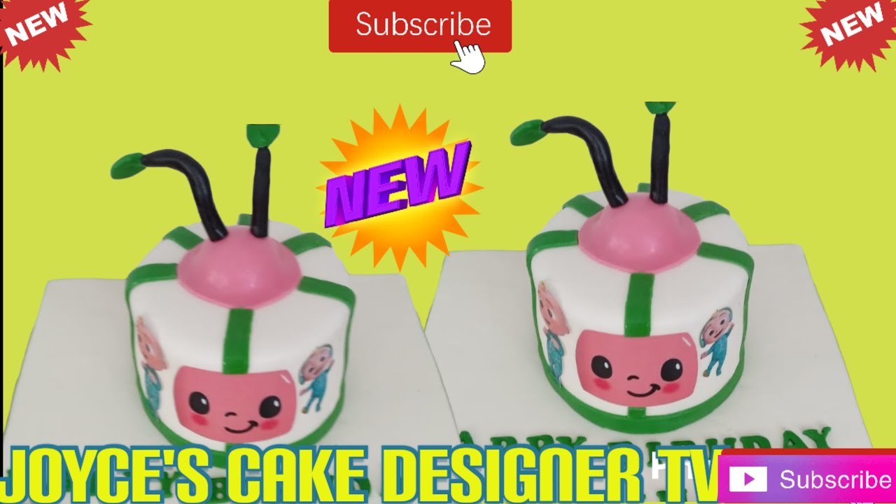 Watch how I Decorate This Beautiful and Simple Cocomelon Cake - YouTube