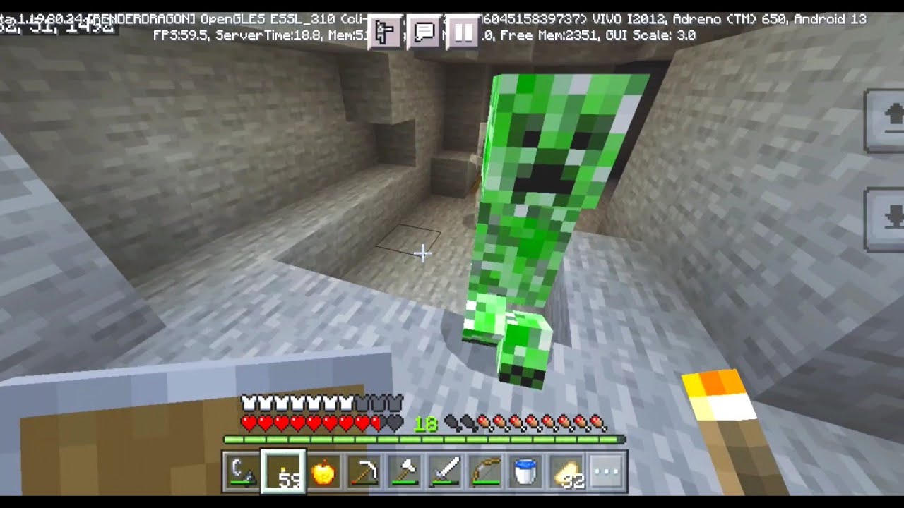 Minecraft creeper | Minecraft fight with creepers i am almost dead ...