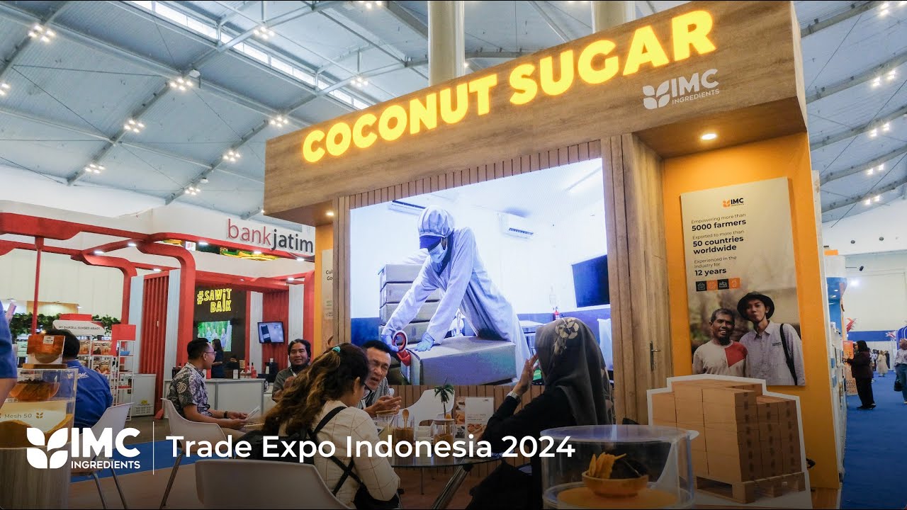 IMC Ingredients at TEI 2024: Unveiling New Generation Coconut-Based Sweetener - YouTube