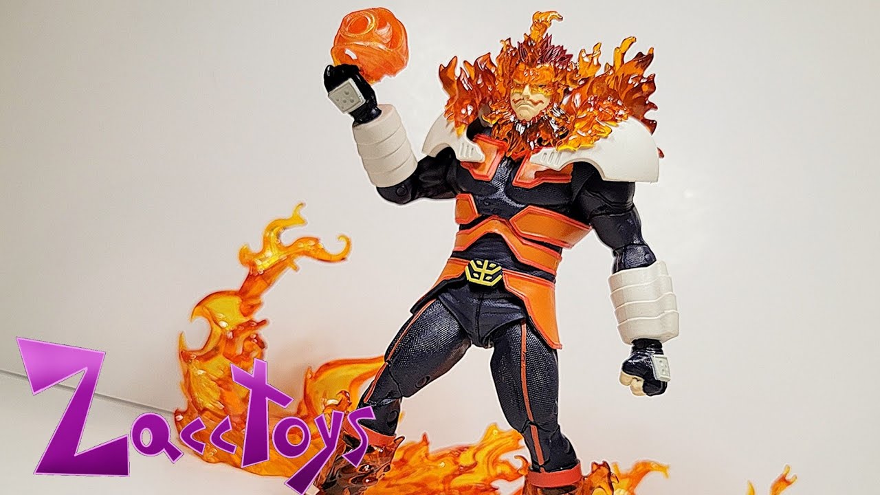 McFarlane Toys My Hero Academia Endeavor Action Figure Review! - YouTube