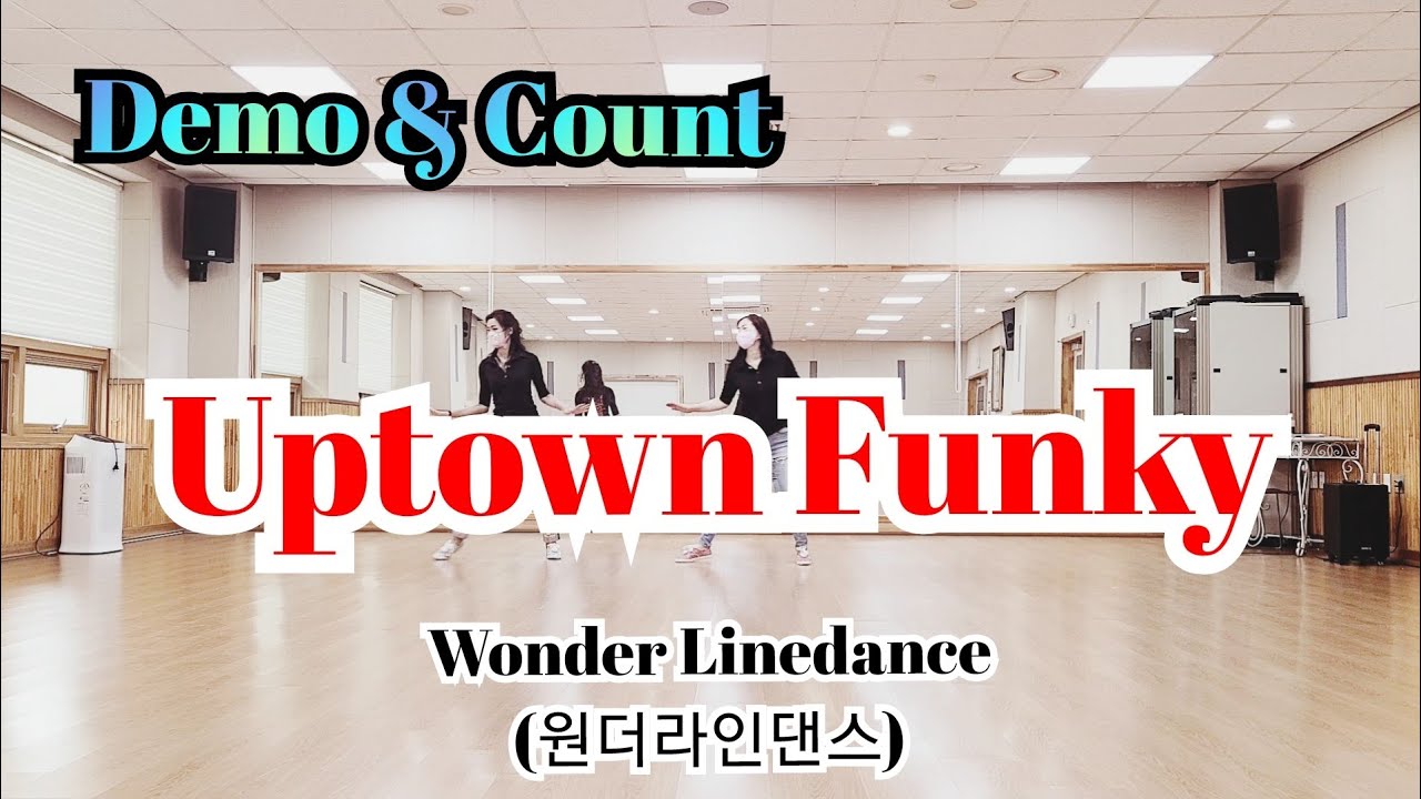 Uptown Funky (Beginner) Line Dance (Demo & Count) / Jill Weiss (USA ...