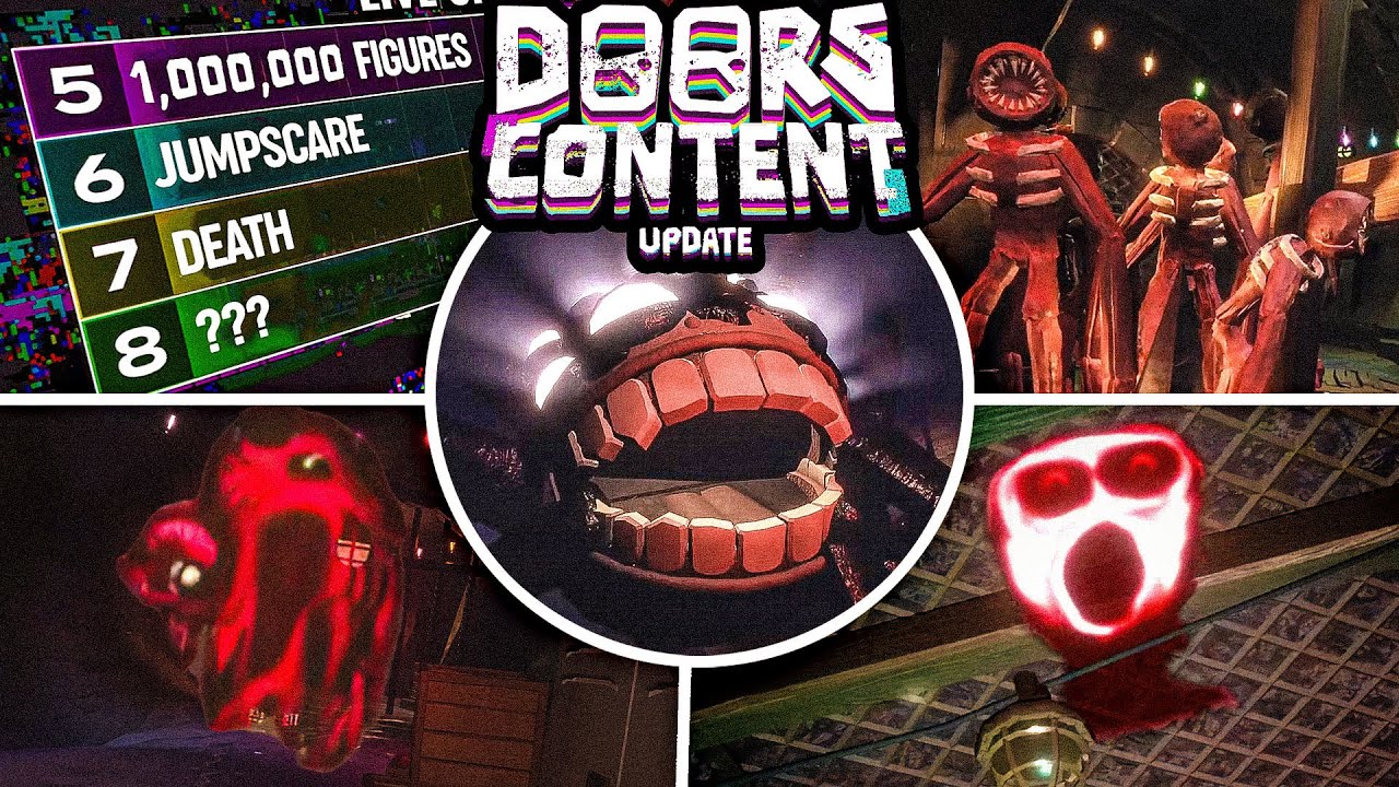 All SCARY EVENTS in CONTENT UPDATE! (New Entities & Items) - DOORS: The ...