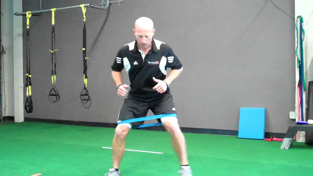 miniband lateral shuffle - YouTube