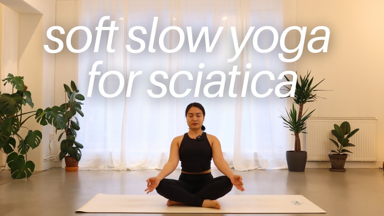 Slow Relaxing 60-min Yoga Class: Sciatica & Back Pain Release - YouTube