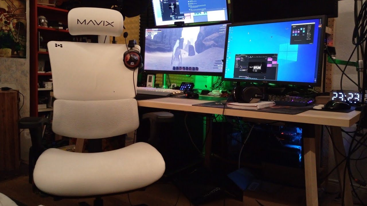Mavix M9 chair Unboxing, build and first impression - YouTube