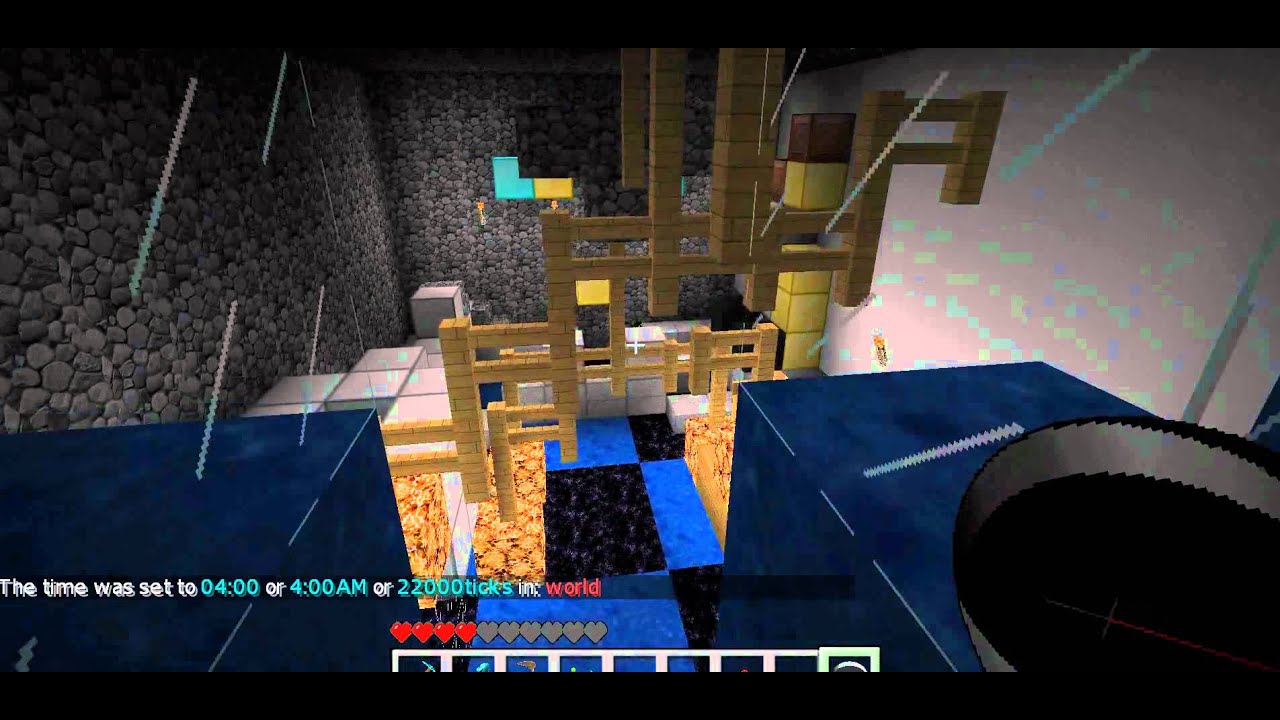 Minecraft Haunted Sky Castle - YouTube