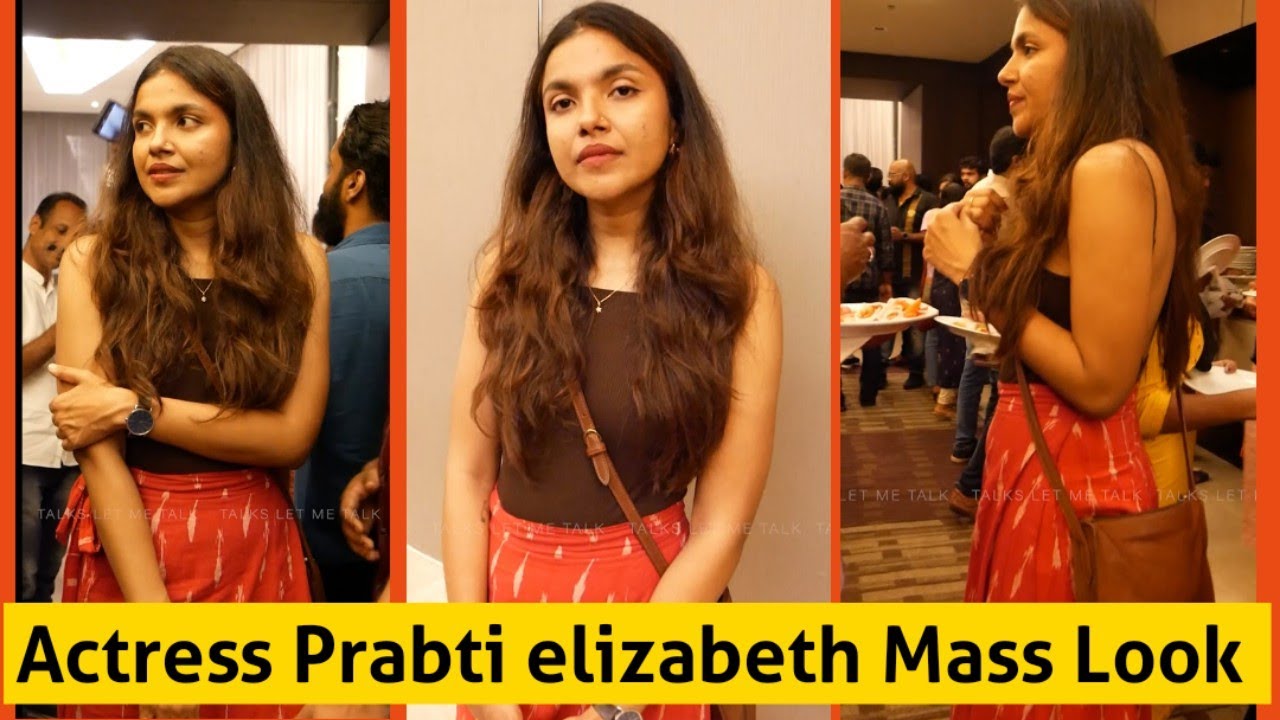 Actress Prapti Elizabeth Mass Look | Jan E Man Film Actress | Talks Let ...