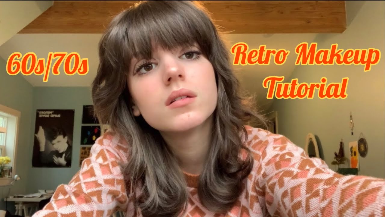 60s/70s Makeup Tutorial - YouTube