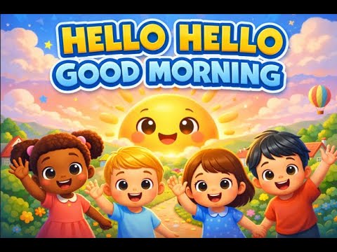 Song Hello Hello Good Morning for kids - YouTube