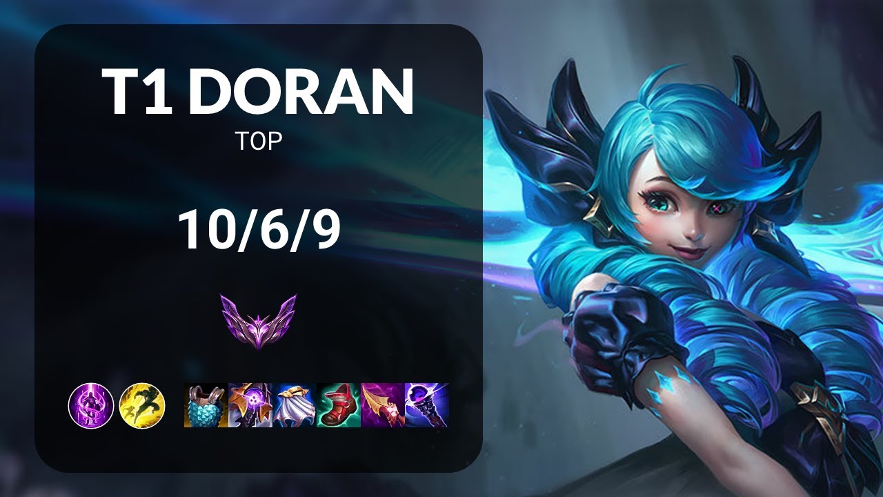 T1 Doran Gwen vs K'Sante TOP - KR MASTER Patch 14.24 - YouTube