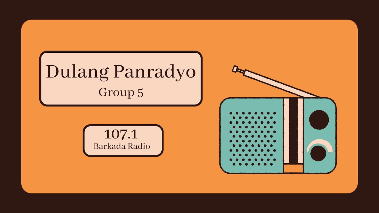Dulang Panradyo (Group 5) || Project in Fil - YouTube