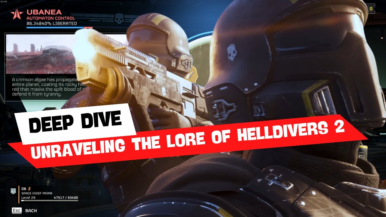 Unveiling the Universe: The Complete Story Lore of Helldivers 2 - YouTube