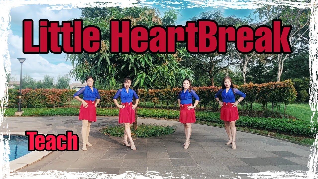 💘LITTLE HEARTBREAK Line Dance (Teach) - YouTube