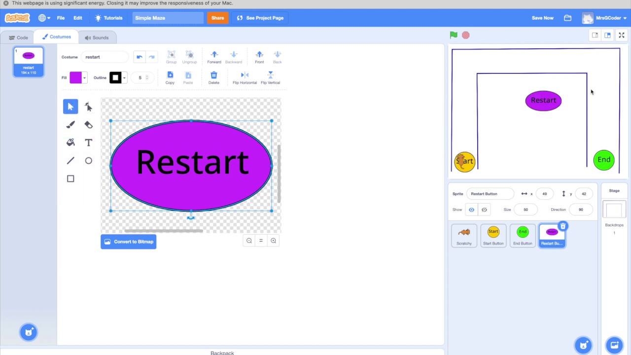 Scratch: Simple Maze - YouTube