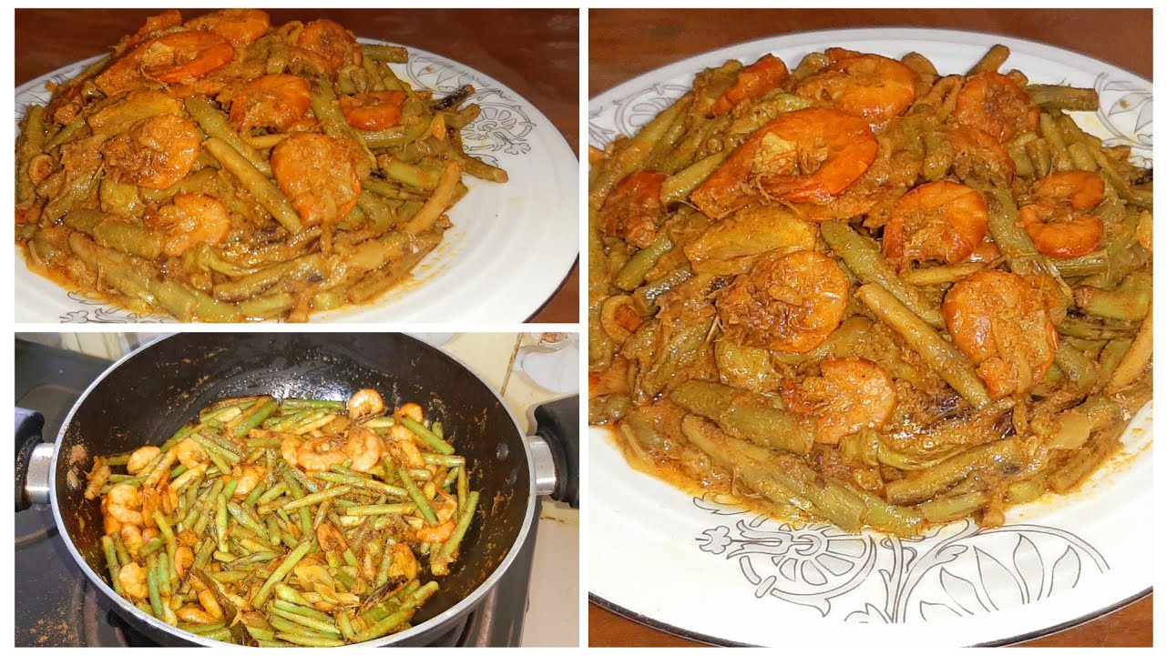 কচুর লতি দিয়ে চিংড়ি মাছ | লতি দিয়ে চিংড়ি মাছের ভুনা 😋 Loti With ...