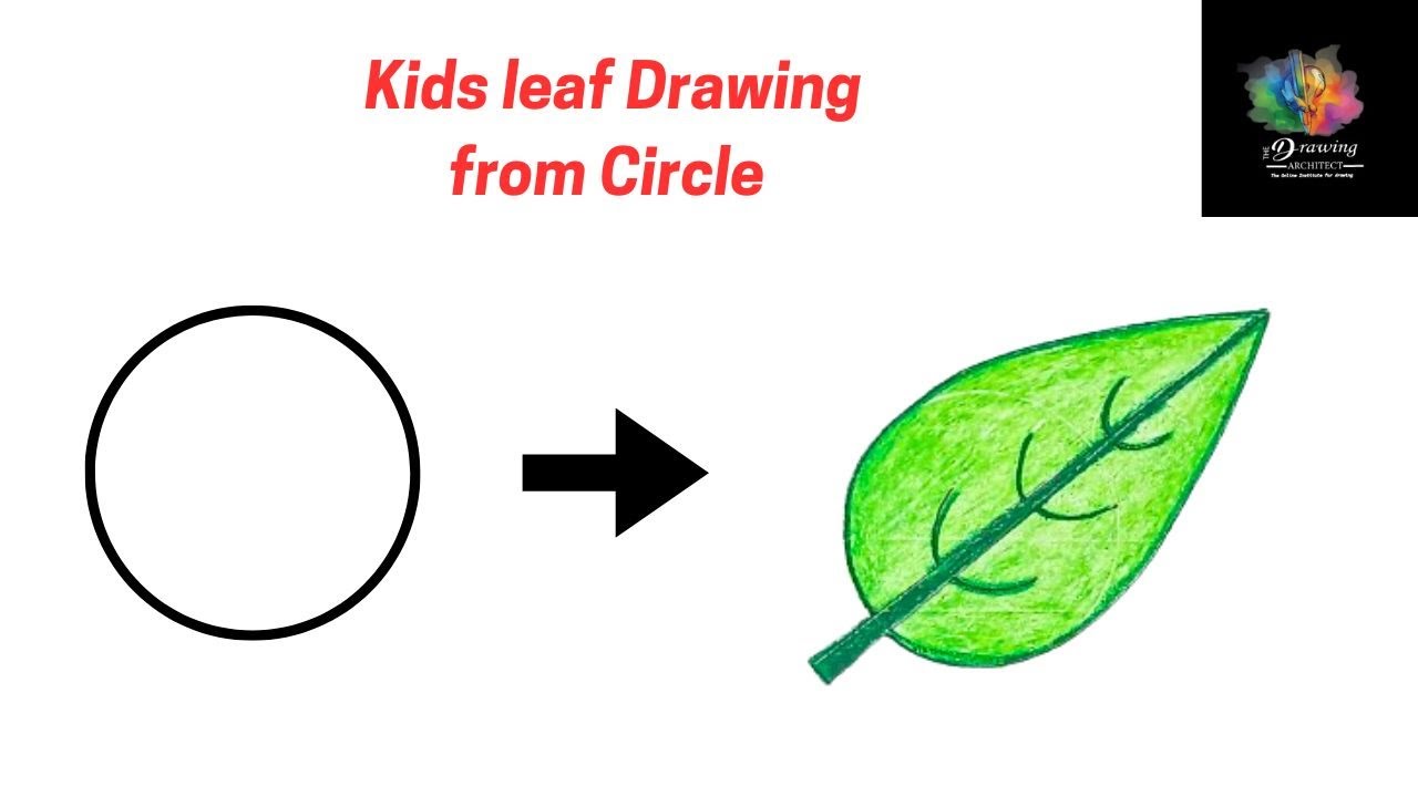Green leaf Drawing Tutorial Step by Step।পাতা অঙ্কন করার সহজ উপায় ...