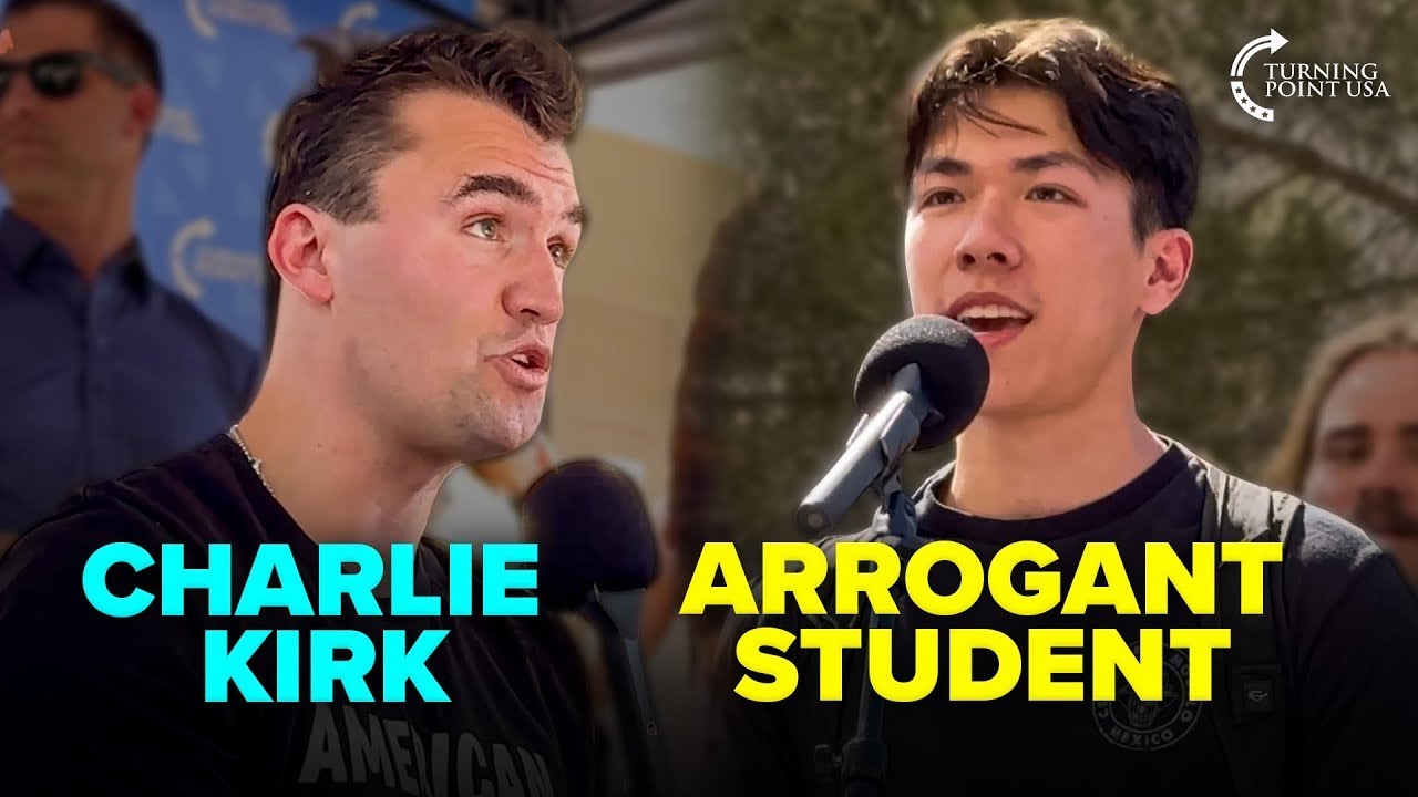 "You're Being SCAMMED!" Charlie Kirk DESTROYS Defensive College Student ...