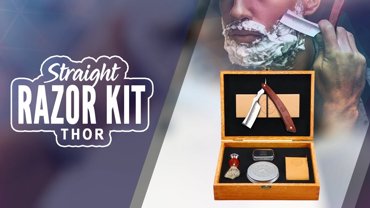 Thor Straight Razor Kit | Complete Straight Razor Kit - YouTube